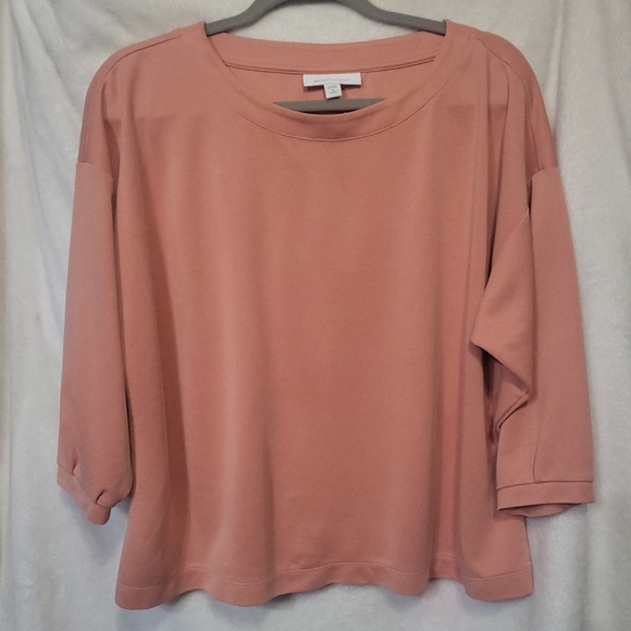 Pure Jill | Tops | Pure Jill Peach Sandwashed Medium Top | Poshmark